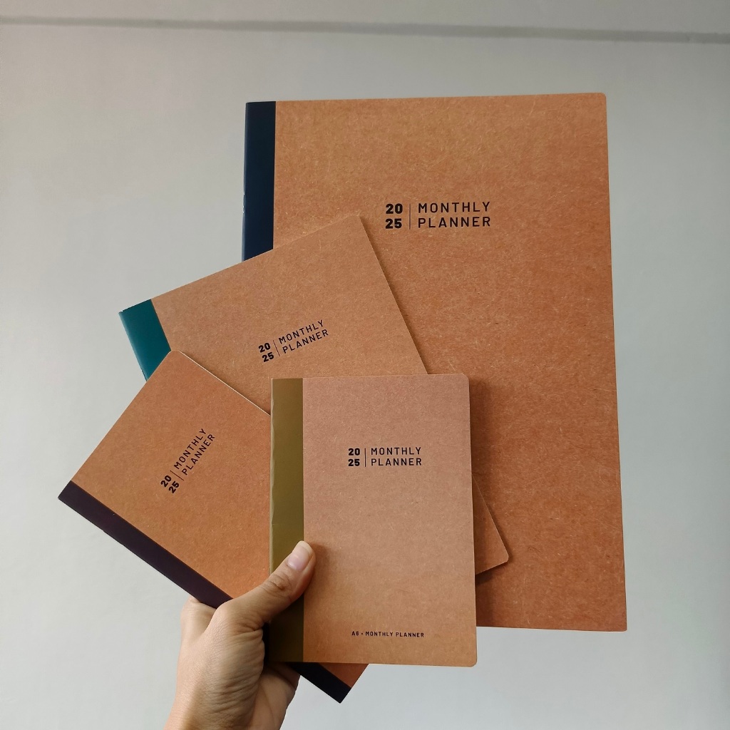 Stradmore DIY Monthly Planner 2025 A4/A5/A6/ 7.5 x 4 inches | Shopee ...