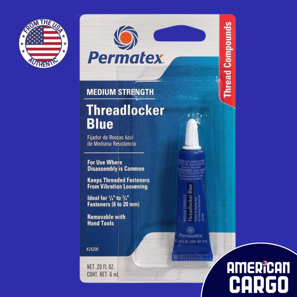 Permatex 24200 Medium Strength Threadlocker Blue, 6 ml | Shopee Philippines