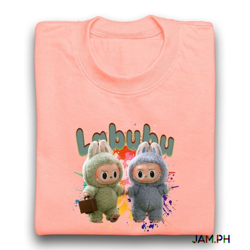 Trendy Labubu Graphic Tee - 220 GSM - T'shirt Print Cotton Round-neck ...