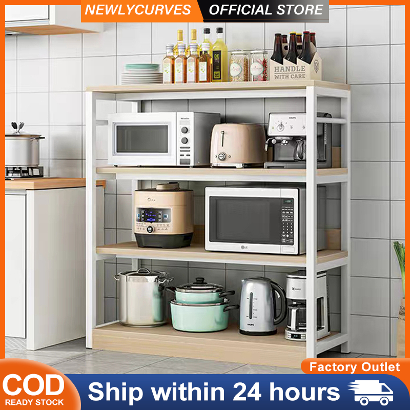 NEW - 4 Layers Kitchen Rack Shelf Electrical Appliances Rack Microwave ...