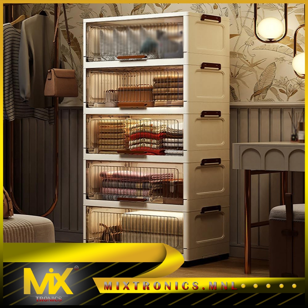 Mixtronics.mnl Foldable Slab Cabinet with Wheels Collapsible Flip Cover ...