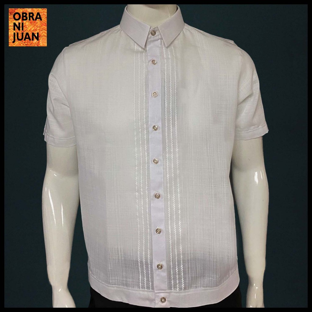 Obra ni Juan Polo Jack (Regular Fit) Polo Jack With Print- White (#2731 ...