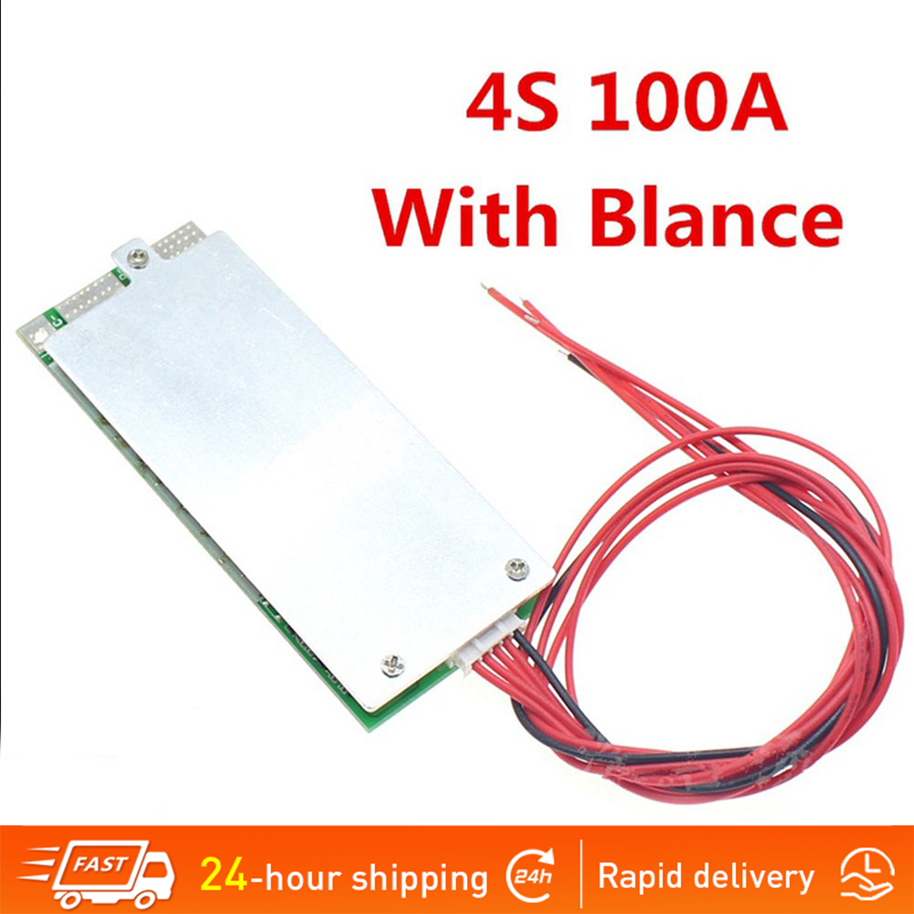 4S 12V 100A Protection Circuit Board Lifepo4 Bms 3.2V With Balanced Ups Inverter Energy Storage ...