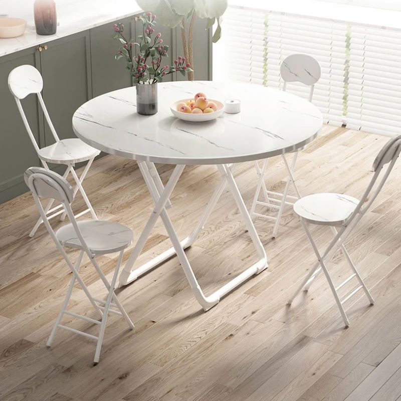 MARBLE DESIGN MULTI PURPOSE FOLDING TABLE SIMPLE SQUARE TABLE Marble ...