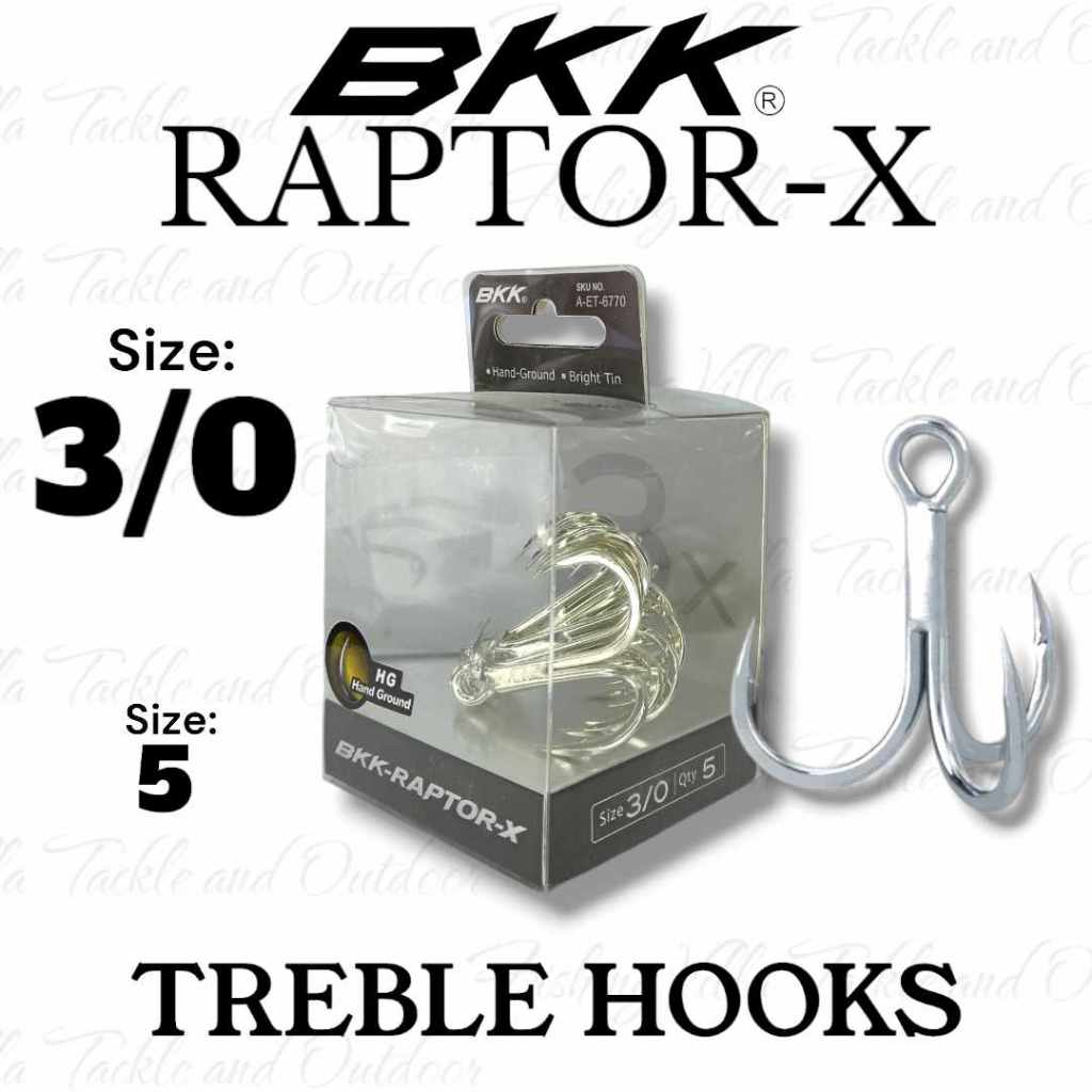 BKK RAPTOR-X Treble Hooks - High Quality Fishing Hooks | Shopee Philippines