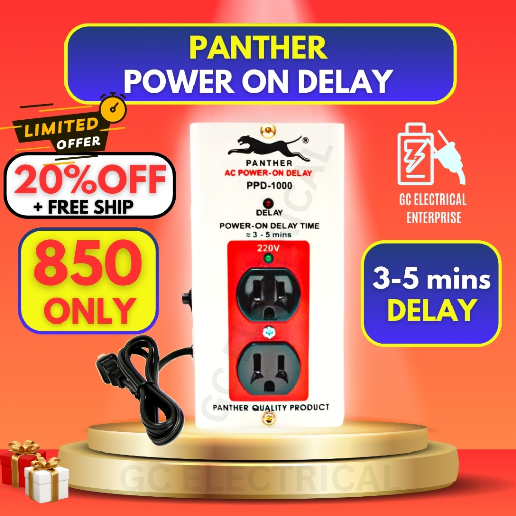 Panther ORIGINAL Power On Delay 3-5 Minutes Delay 1000W PPD 1000 for ...