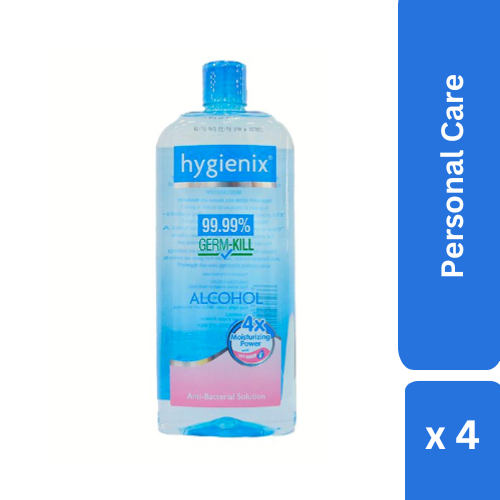 Hygienix Alcohol Germ Kill with Moisturizer 500mL, Bundle of 4 | Shopee ...