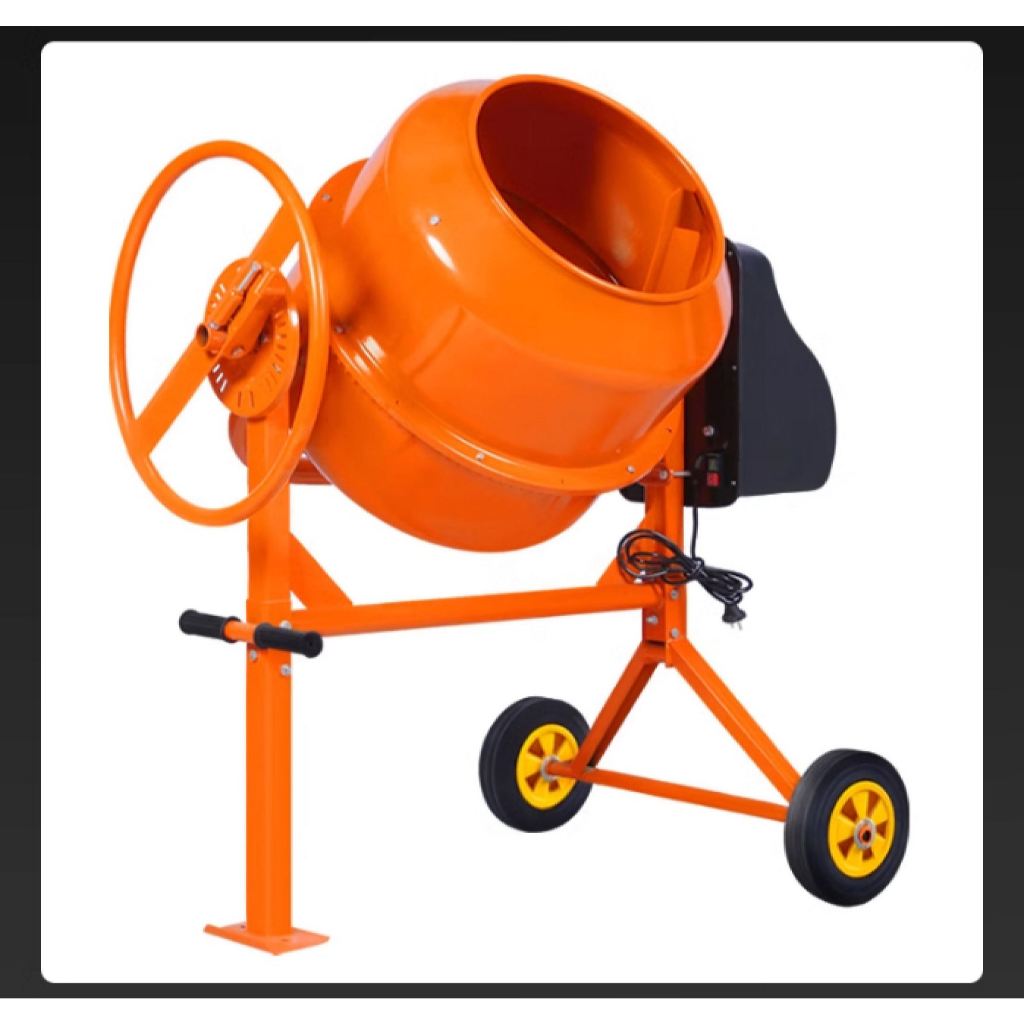 200L Electric Concrete Mixer Saturn Half bagger Concrete / Cement Mixer ...