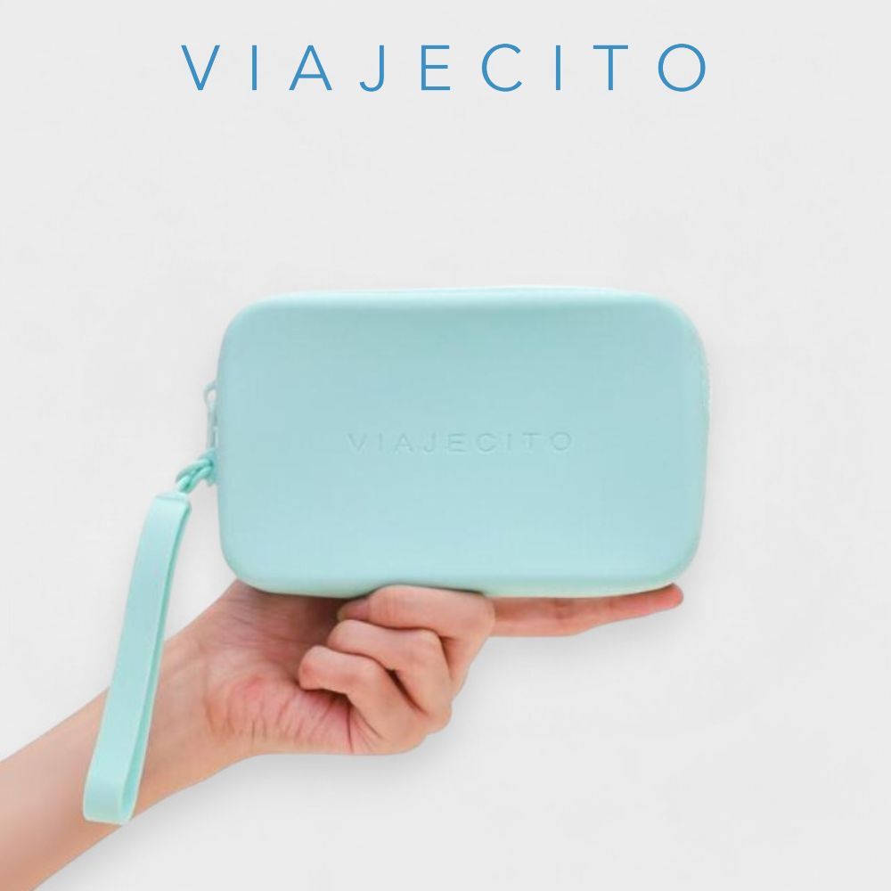 Viajecito Mini Frosty Mint | Silicone Water-Proof Wallet Purse Travel ...