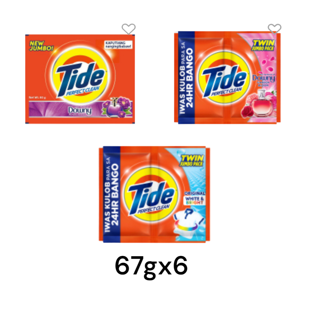 ROS GROCERS TIDE DETERGENT POWDER 67G/6 TWINPACK | Shopee Philippines