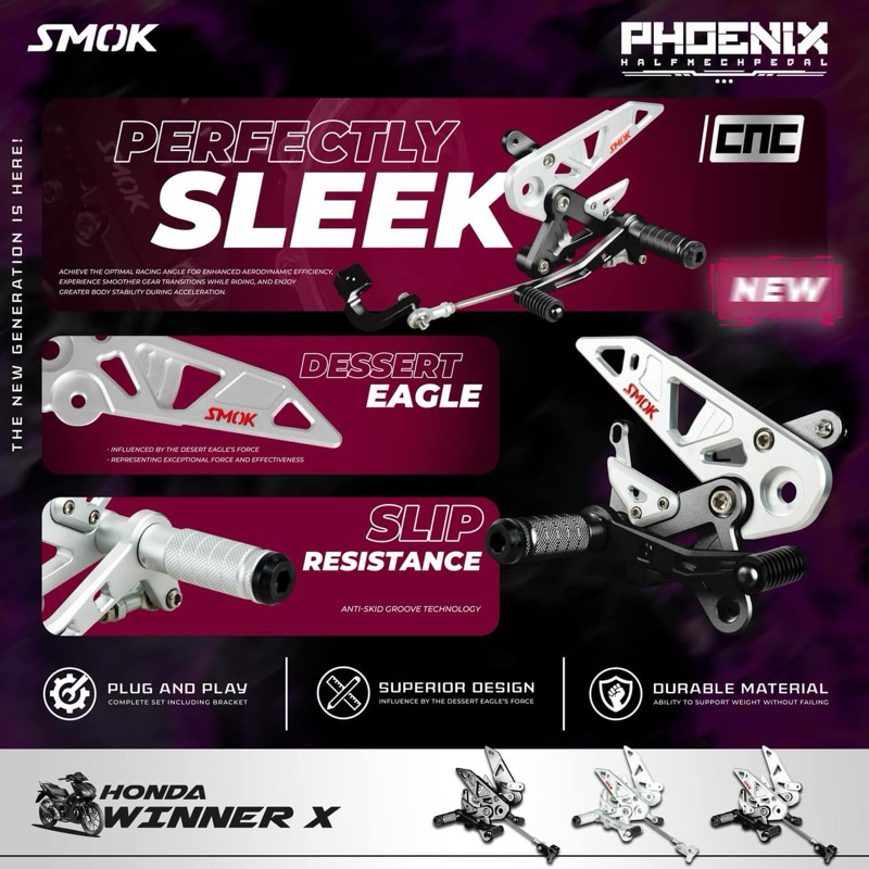 Half Shifter Sniper 150 155 Winner X Smok | Shopee Philippines