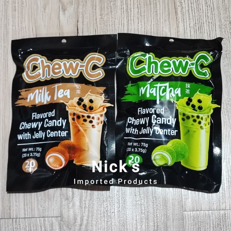 Chew C Matcha Milk Tea chewy candy snaks | Shopee Philippines