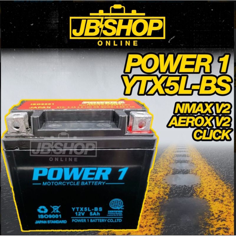 FOR N-MAX V2 AEROX V2 HONDA PCX CLICK (YTZ6S),(YTX5),( MF5L) POWER 1 ...