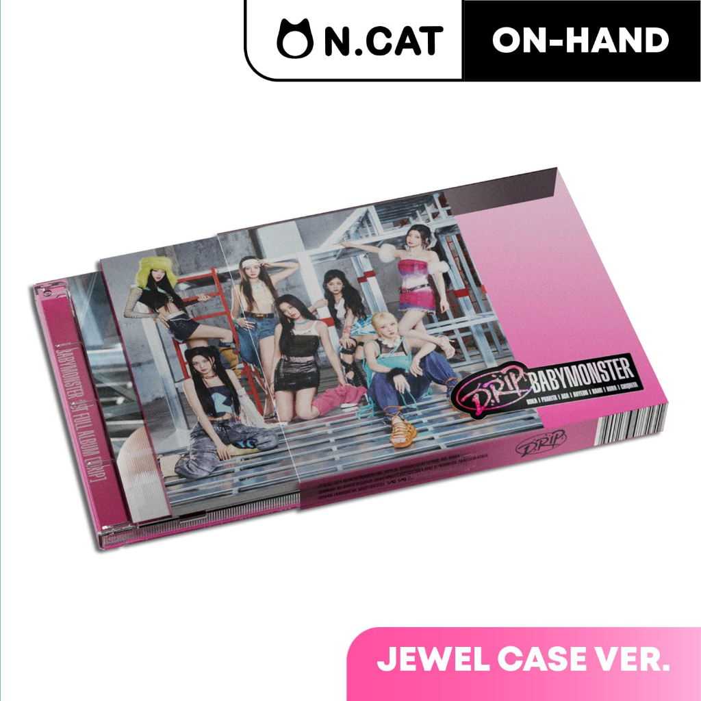 NCAT BABYMONSTER - Drip (Jewel Case Version) 1st Full Album | Shopee ...