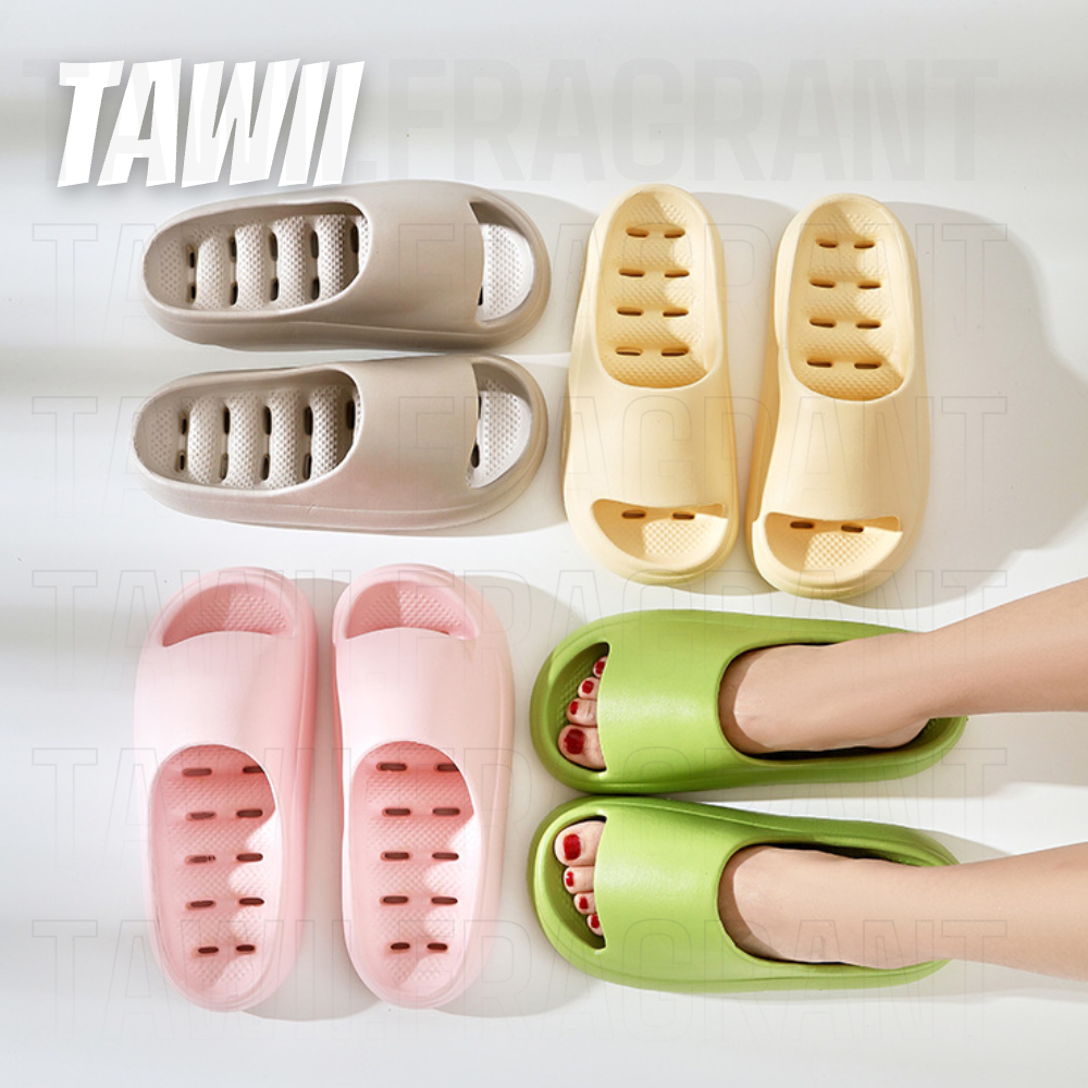 Anti slip bathroom slippers no water accumulation inside odor resistant ...