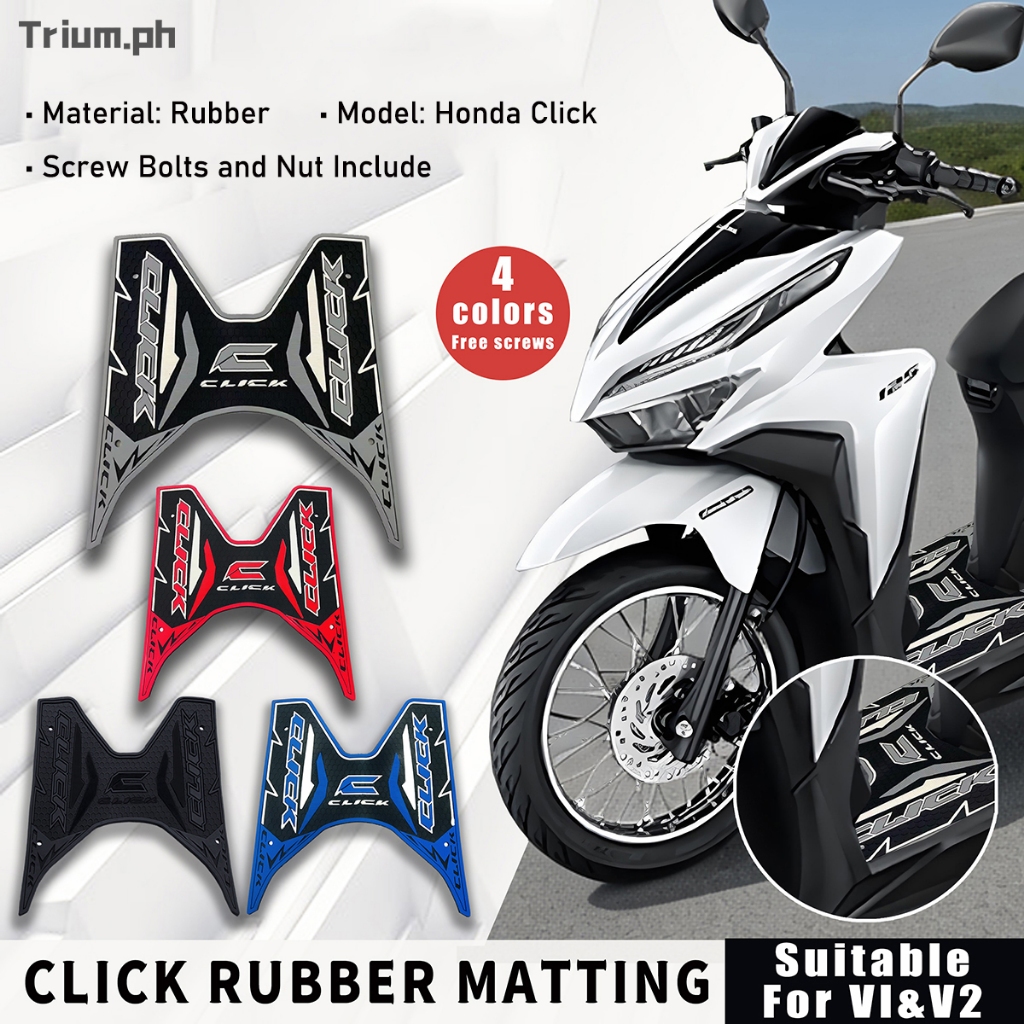 Honda Click Rubber Footboard Matting With Bolts Made in Thailand ...