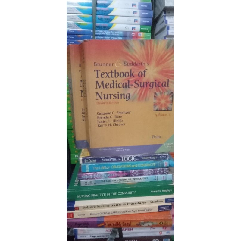 TEXTBOOK OF MEDICAL SURGECAL NURSING VOL 1&2 (11TH EDITION) USED ...