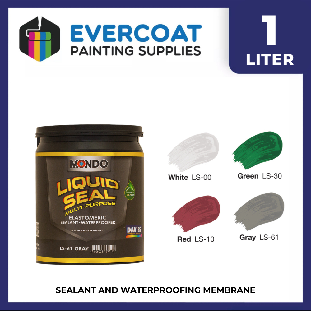 Mondo Liquid Seal Elastomeric Sealant & Waterproofer White 1L | Shopee Philippines