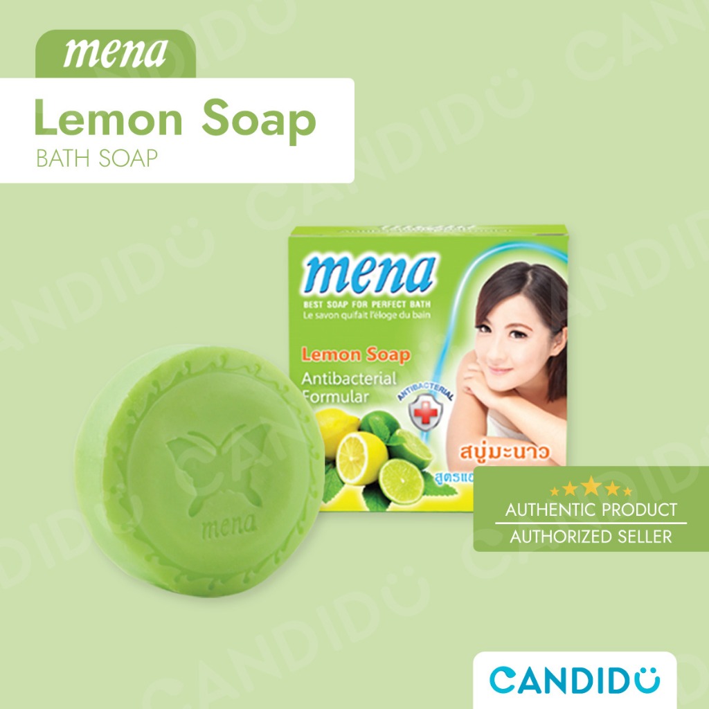 Mena Lemon Face and Body Vitamin C Antibacterial Soap 75g - CandidU PH ...