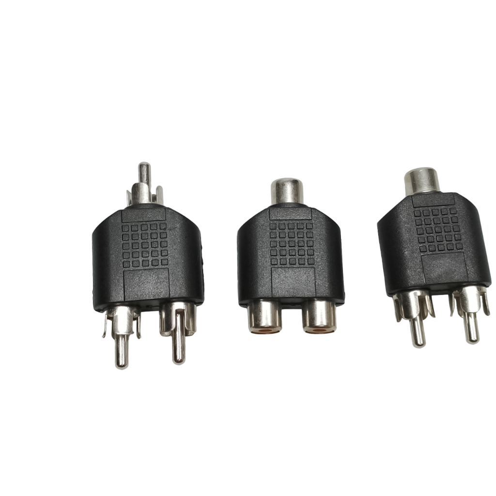 RCA to RCA Y SPLITTER ADAPTER (1-PC per ORDER), BEST FOR CONNECTING ...