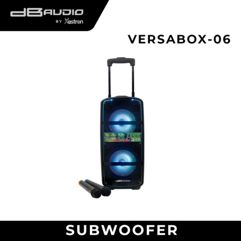 Astron DBaudio Versabox-06 750 Peak Music Power Output with Wireless ...