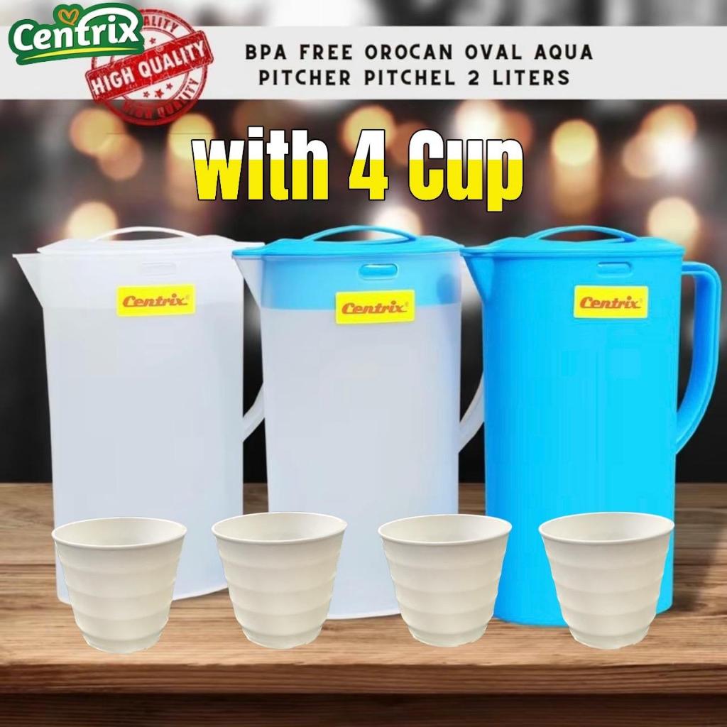 Centrix 2L pitcher set High Quality Oval Orocan Aqua Pitcher Pitchel 2L ...
