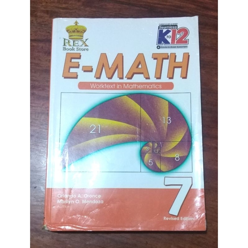 E-MATH 7. Worktext in Mathematics. Oronce/Mendoza | Shopee Philippines