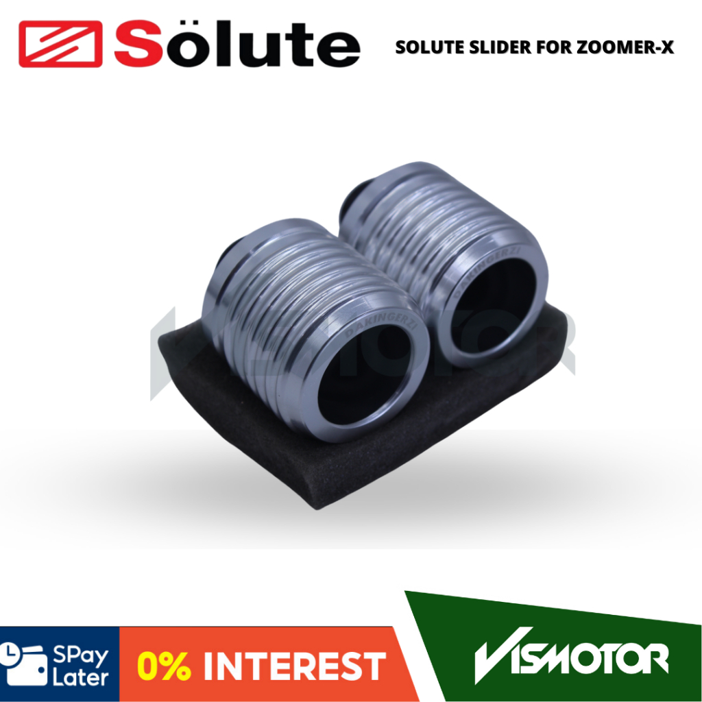 SOLUTE SLIDER FOR ZOOMER-X SILVER | Shopee Philippines