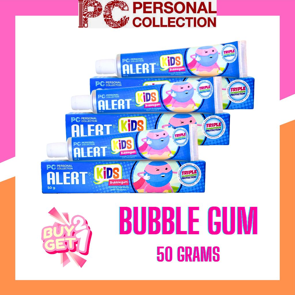 Personal Collection Alert Kids Bubblegum With Vitamin C Flouride ...