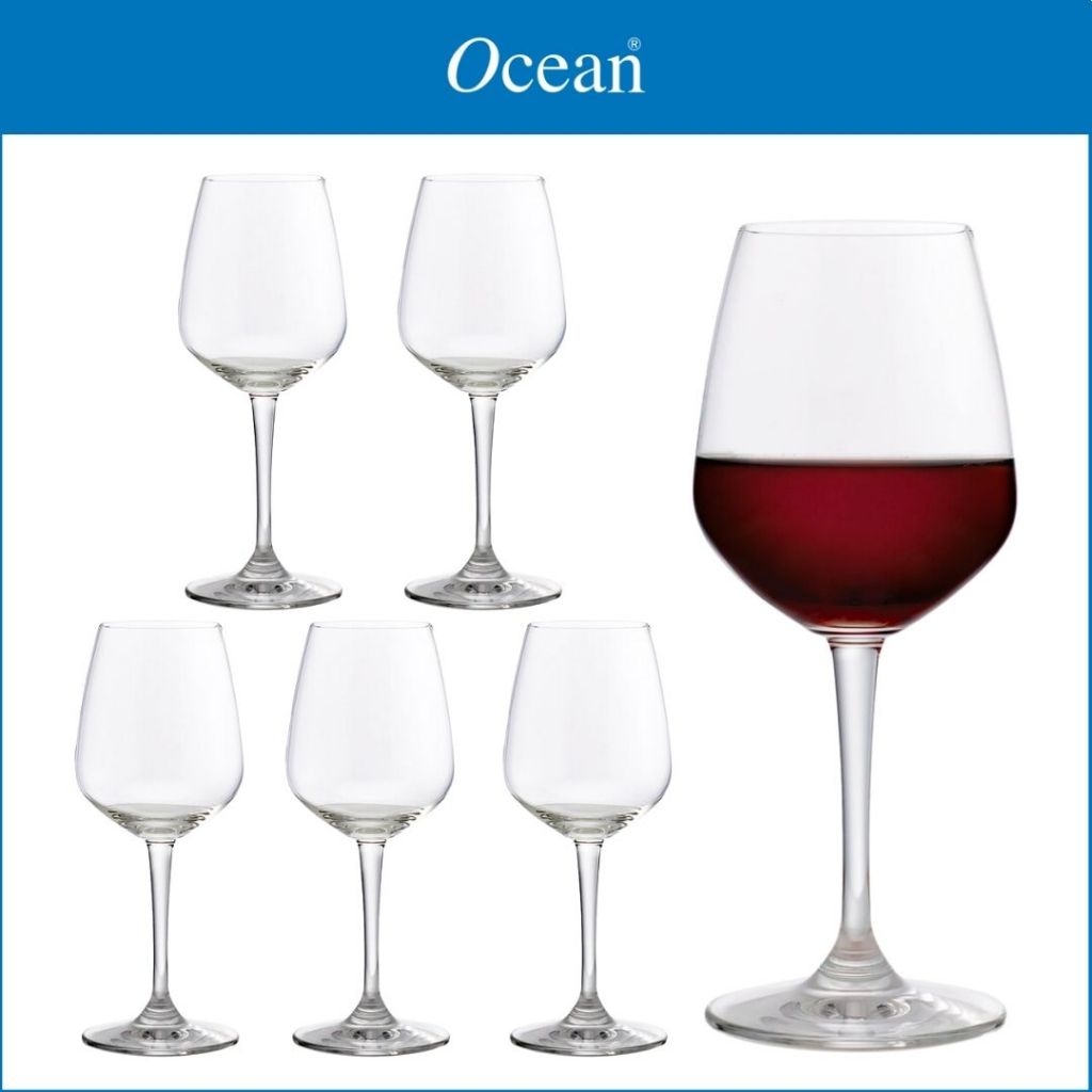 Ocean Glass Lexington Red Wine Drinking Glass 11 Oz. / 315 Ml (Set Of 6) | Shopee Philippines