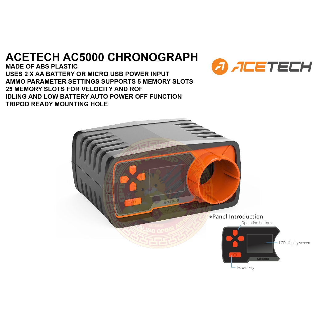 Acetech AC5000 CHRONOGRAPH | Shopee Philippines