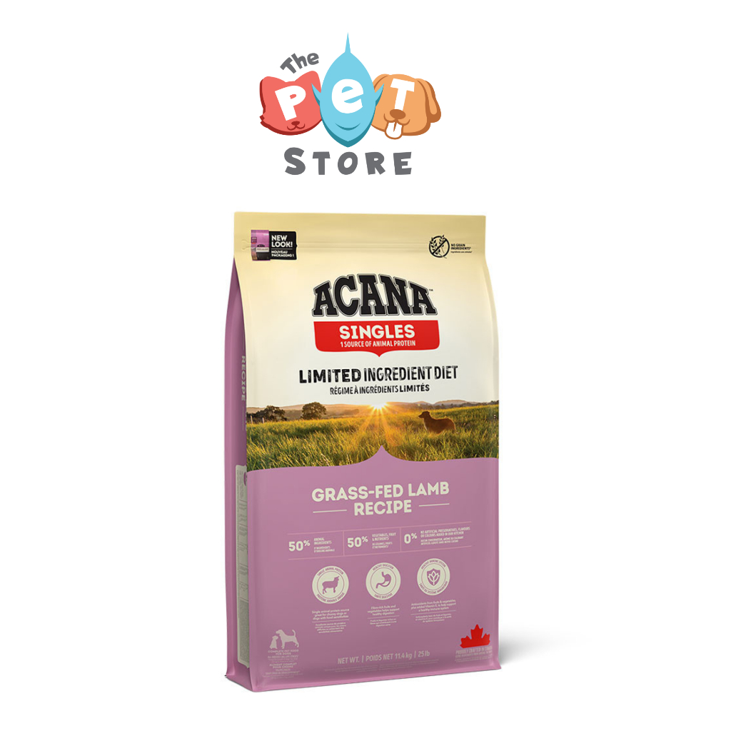 Acana Grass Fed Lamb 17kg (FREE 1 JERHIGH Treats 70g) | Shopee Philippines