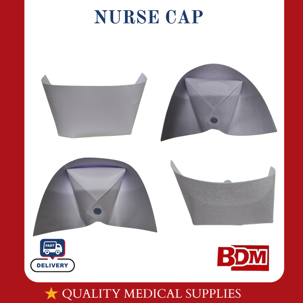 NURSE CAP WITH HARD CLOTH TYPE (1PC) | Shopee Philippines