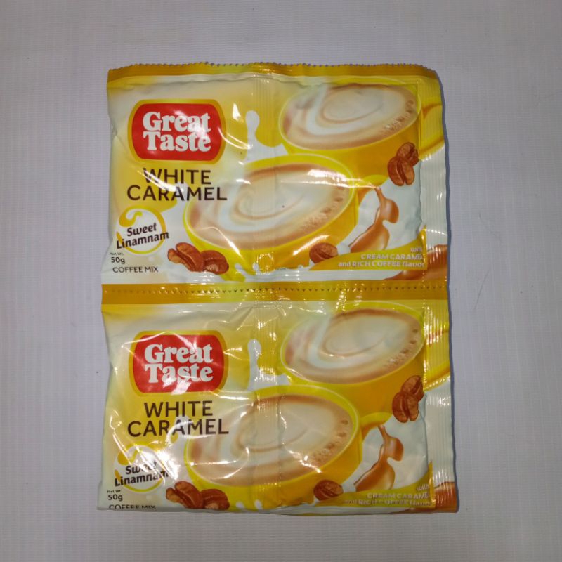 Buy 2 ties of Great Taste White Caramel Sweet Linamnam Twin Pack 50g ...