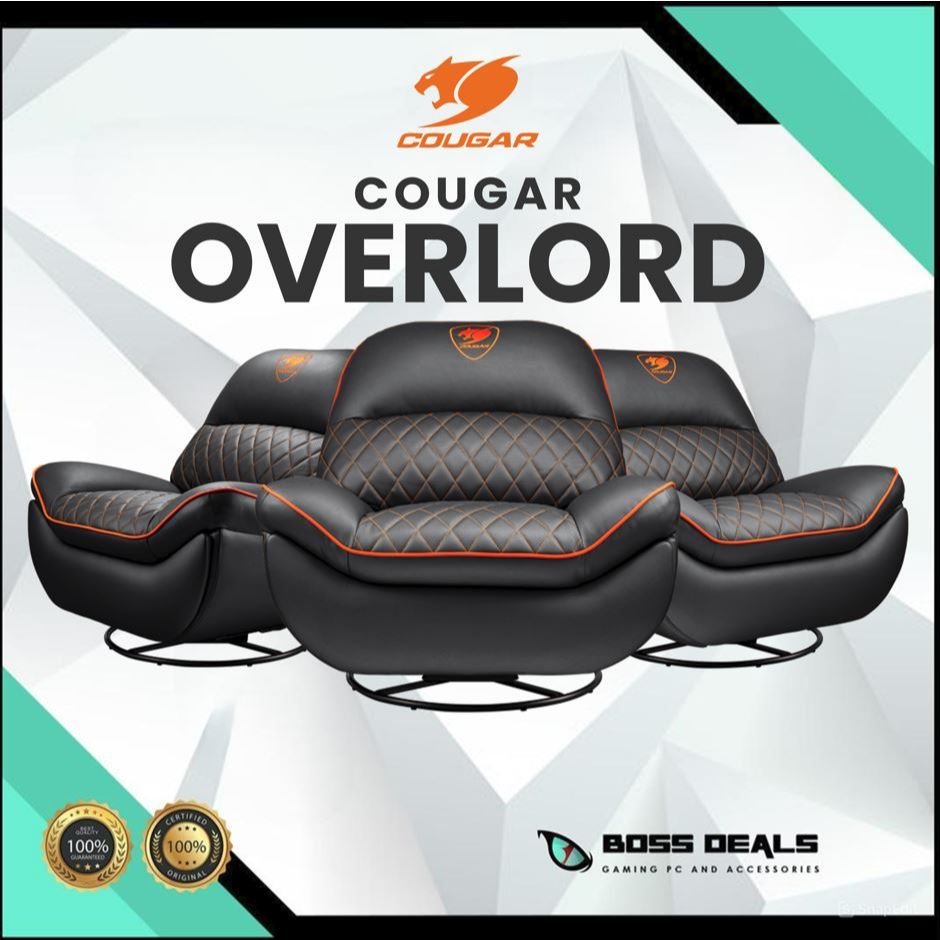 COUGAR OVERLORD GAMING SOFA | Shopee Philippines