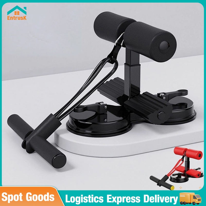[Upgrade]sit ups assistant Home Gym Double Suction Sit Up Bar exercise ...