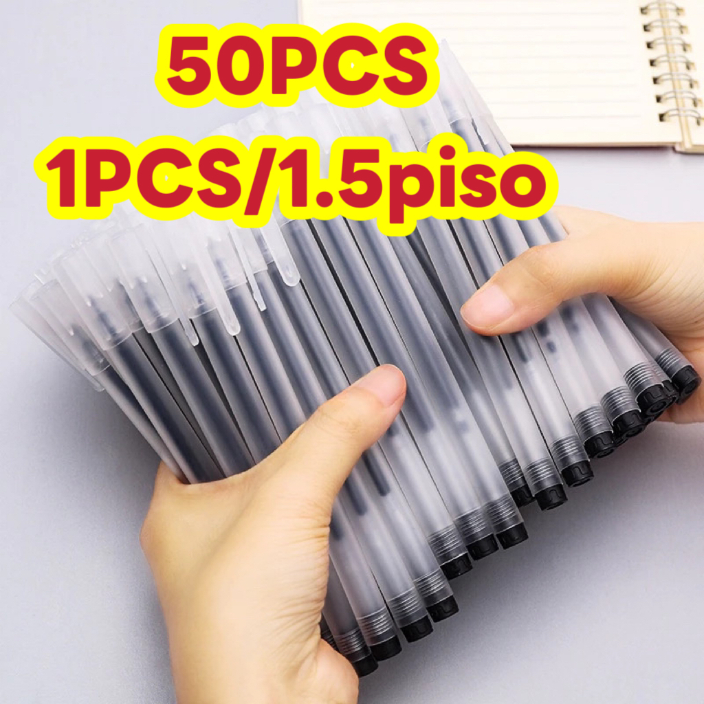 Whosleale ballpen set muji style Gel Pens Black 50pcs Ball Pen with ...