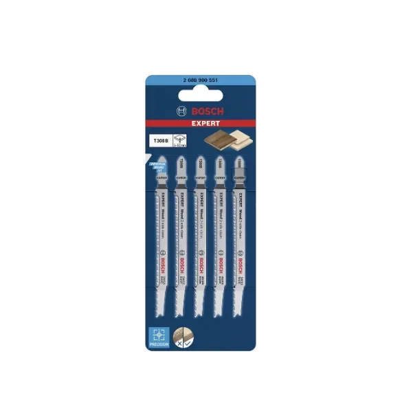 BOSCH 5PCS/SET 117MM Jigsaw Blade Expert 'Wood 2-Side Clean, Wood ...