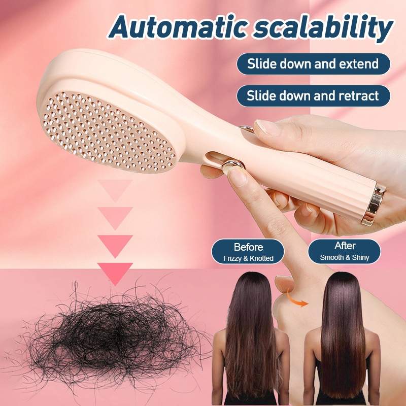 Retractable Magic Comb Scalp Massage Comb Telescopic Portable Hair ...