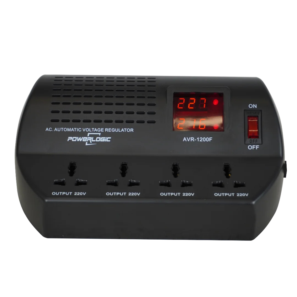 POWERLOGIC AVR-1200F (1200W AVR,60Hz,Input 160-260V,Output 220Vac ...
