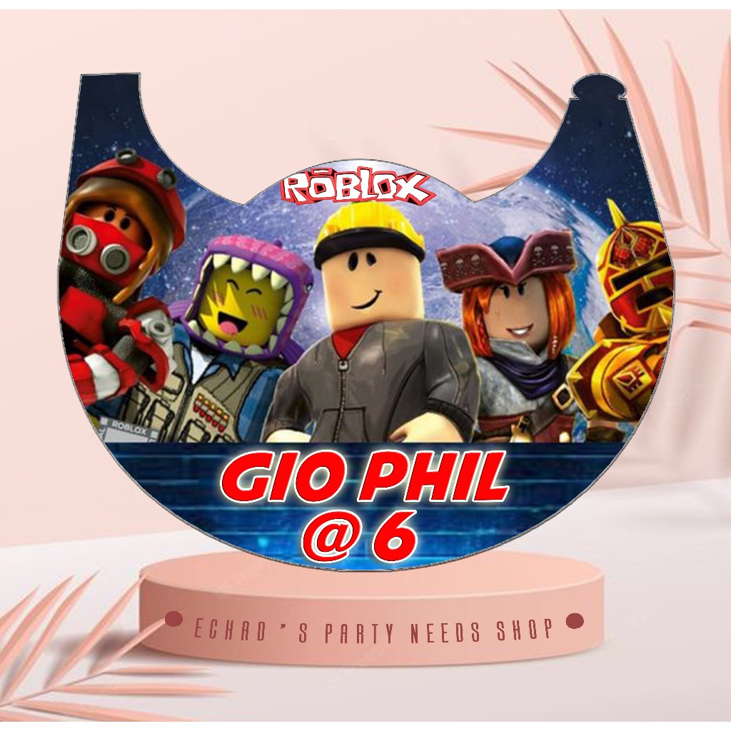 ROBLOX D1 Customize Party Hats (10pcs./order) | Shopee Philippines