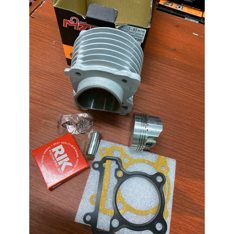CYL BLOCK 63mm for MIO Sporty w/Blank forged piston Chromebore MTRT ...