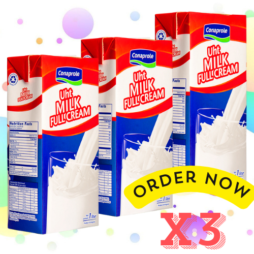 Conaprole UHT Full Cream Milk 1L x3 - Creamy Goodness for Every ...