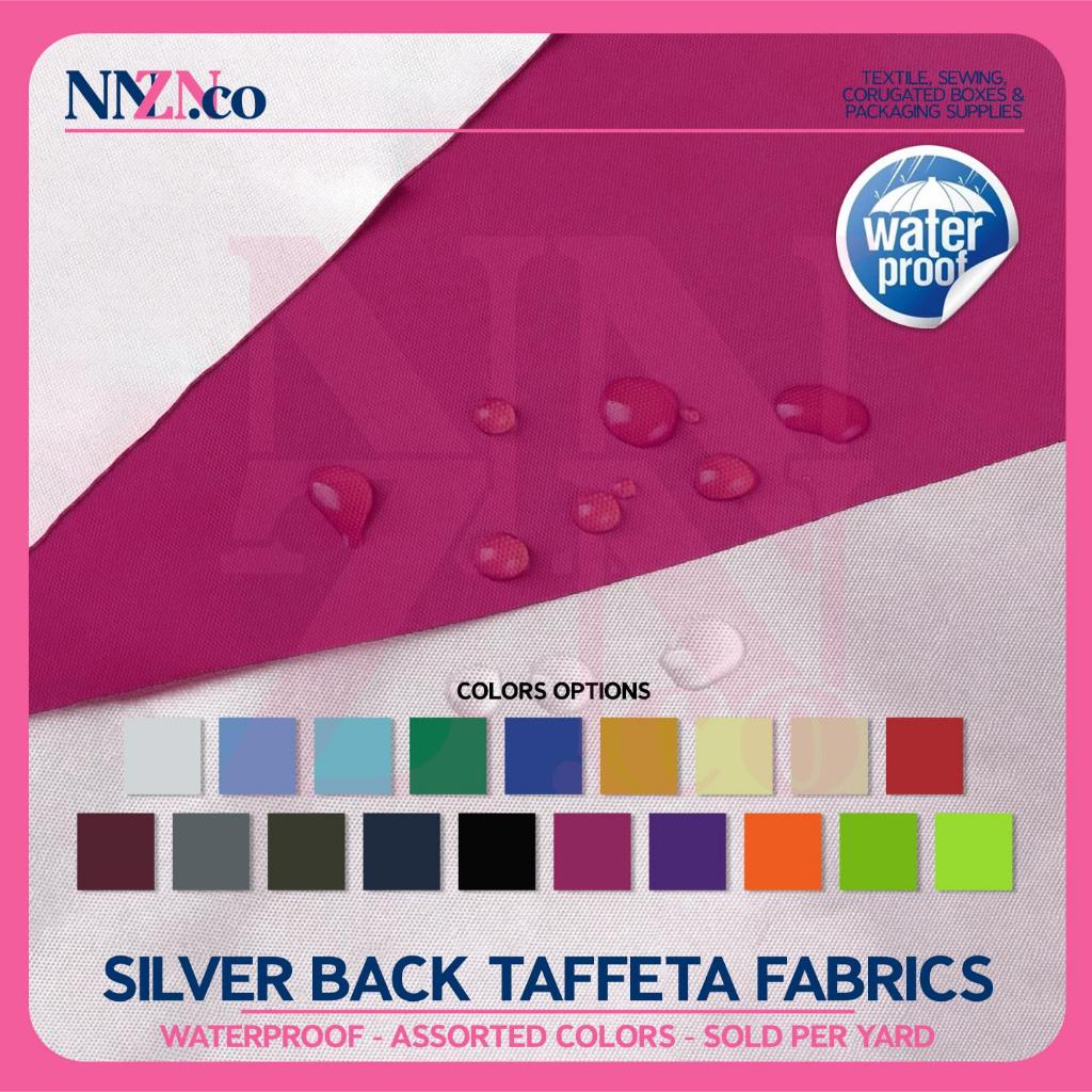 NNZN Silver Back Taffeta Fabric Water Proof Umbrella Fabric Rain Coat ...