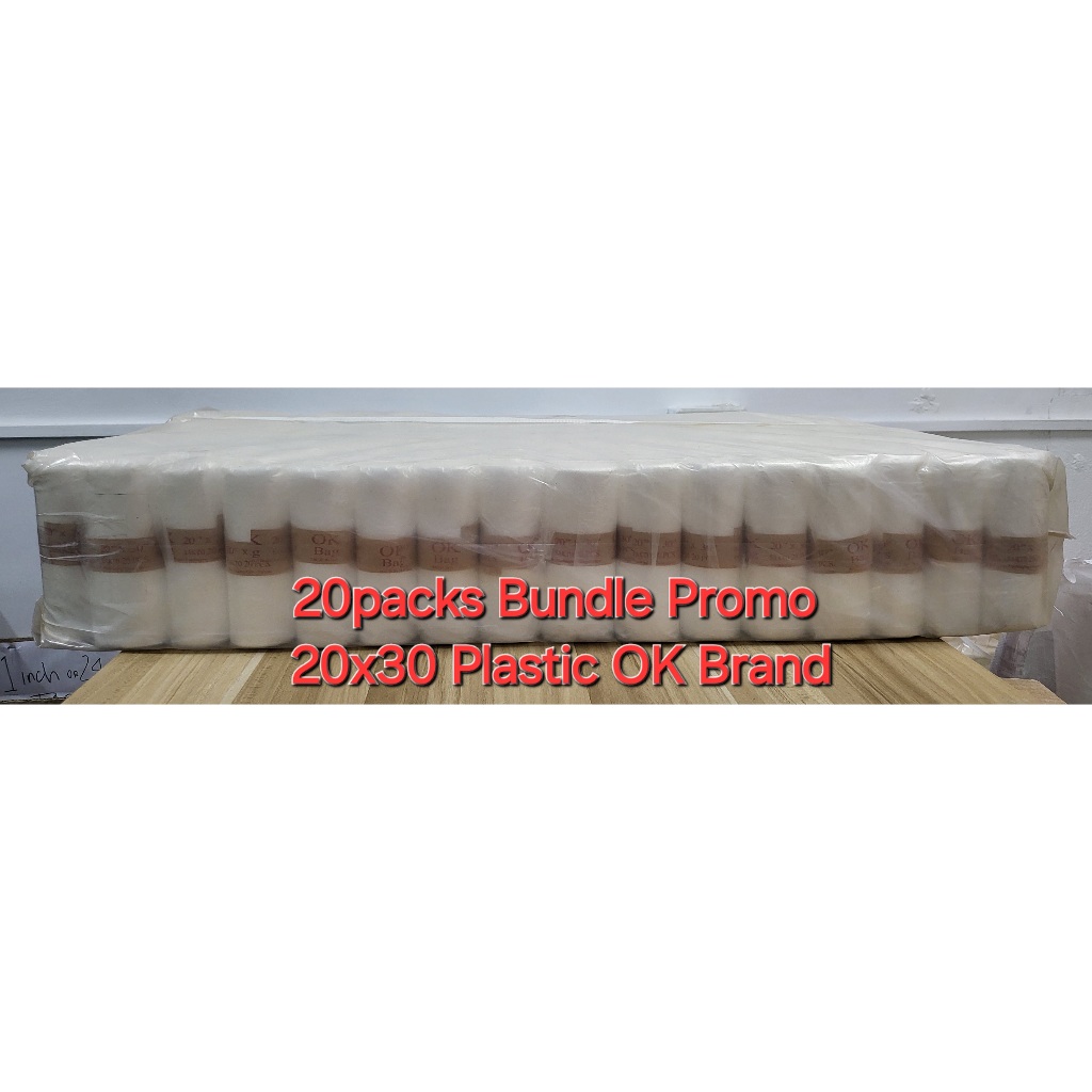 20" x 30" Plastic OK Brand (20packs Bundle Promo) | Shopee Philippines