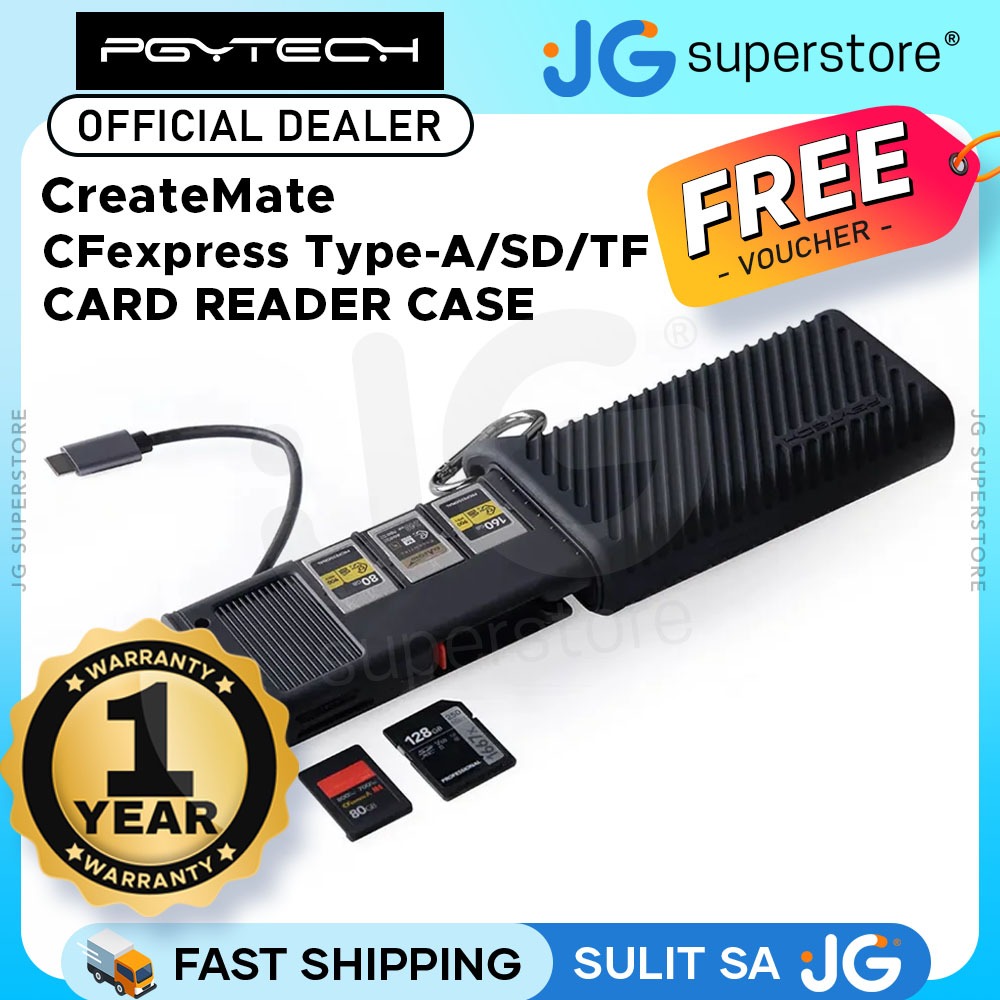 PGYTECH CreateMate CFexpress / CF Express Type-A/B + SD & TF to USB 3.2 ...