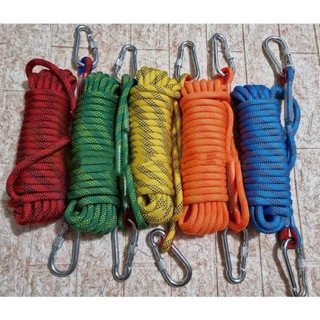 【COD】Static Utility Rope Free 2 Carabiners For Outdoor Activities ...