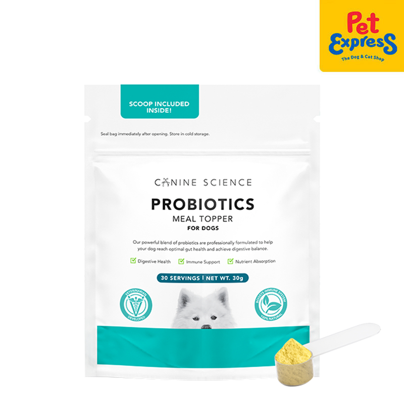 Canine Science Probiotics Meal Topper Dog Supplement 30g | Shopee ...