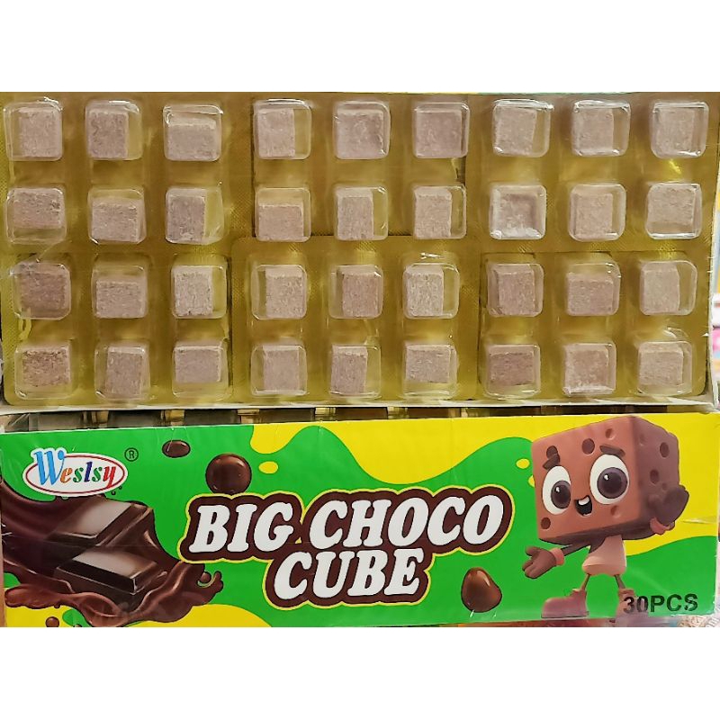 BIG CHOCO CUBES | 30 PIECES | Shopee Philippines