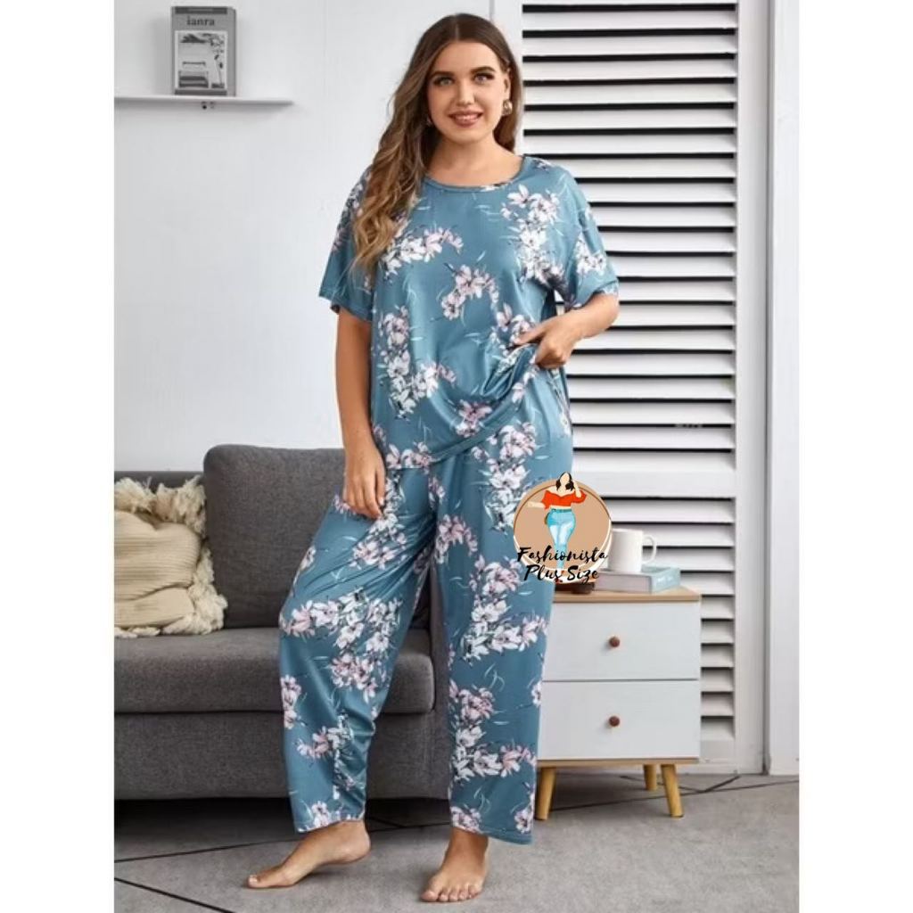 Fashionista High quality Terno Pajama for Adult Pambahay Fit to XL ...